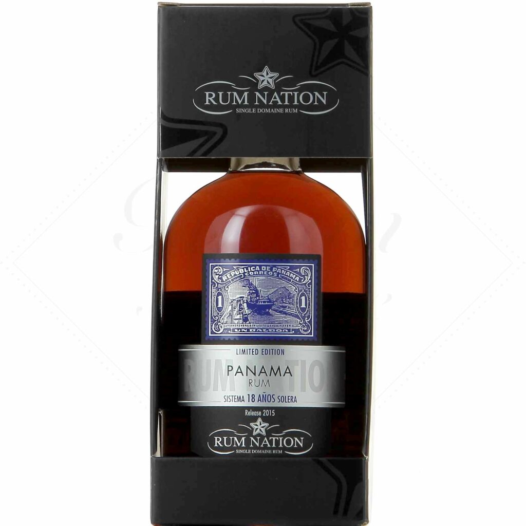 Rum Nation 18 ans Panama Solera 40° - Rhum Attitude