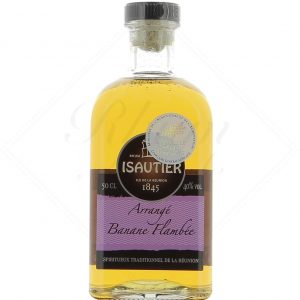 Isautier Arrangé Banane flambée 40° - Rhum Attitude