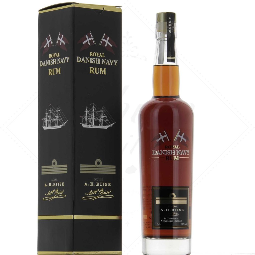 A.H. Riise Royal Danish Navy Rum 40° - ancienne version - Rhum Attitude