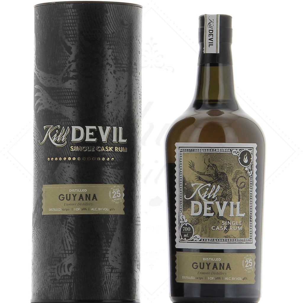 Kill Devil Guyana Enmore 1990 25 ans (coffey still) 46° - Rhum Attitude