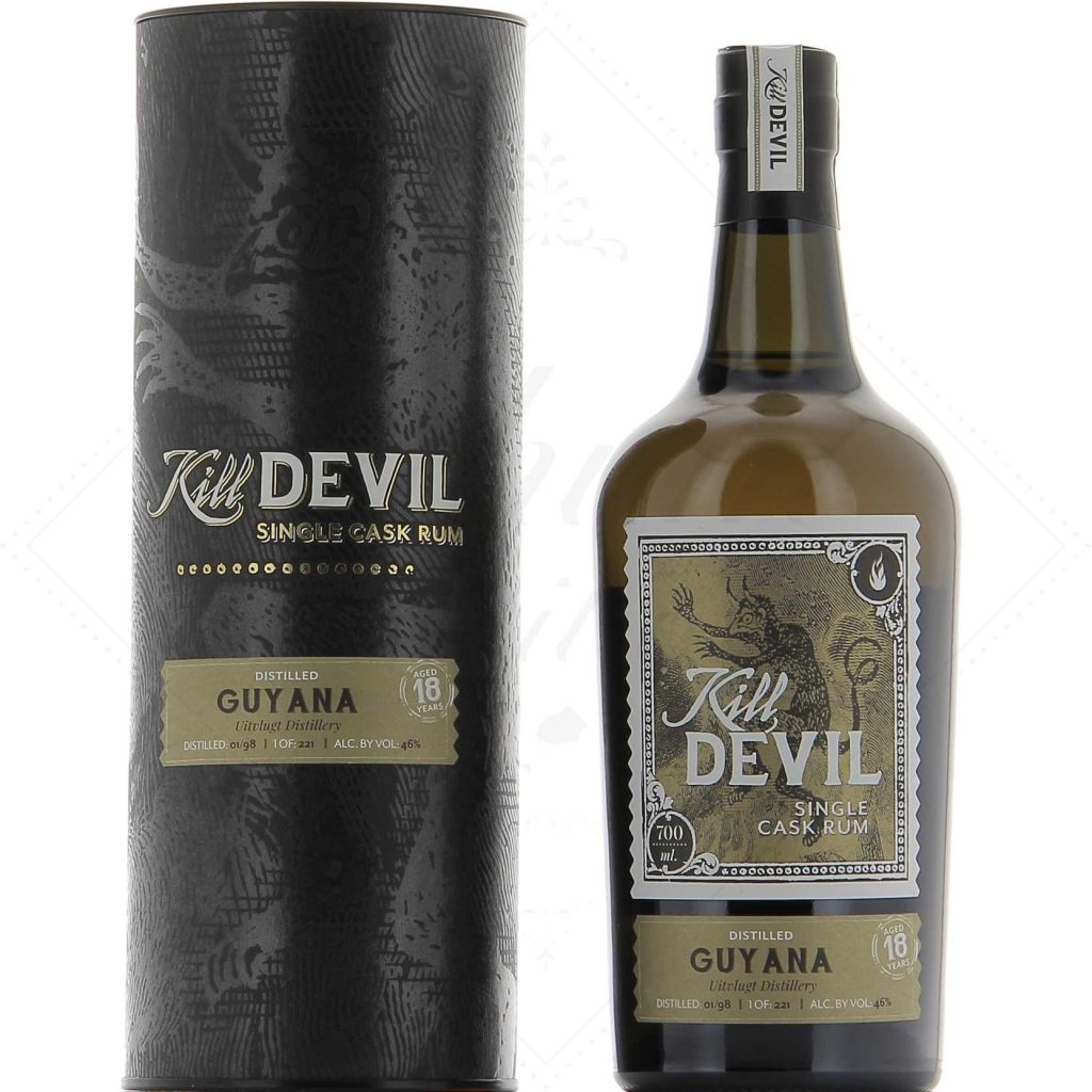 Kill Devil Guyana Uitvlugt 1998 18 ans (column still) 46° - Rhum Attitude