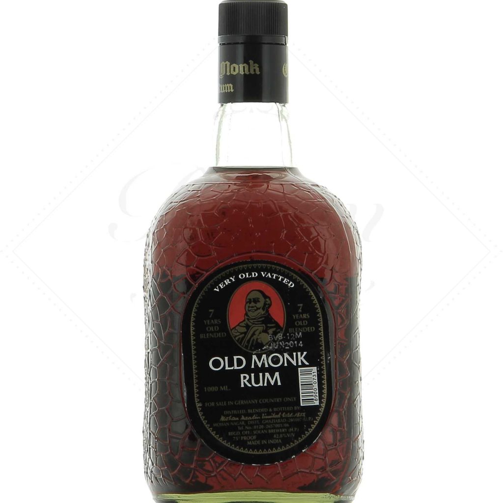 Old Monk 7 ans 42,8° - 1 litre ! - Rhum Attitude