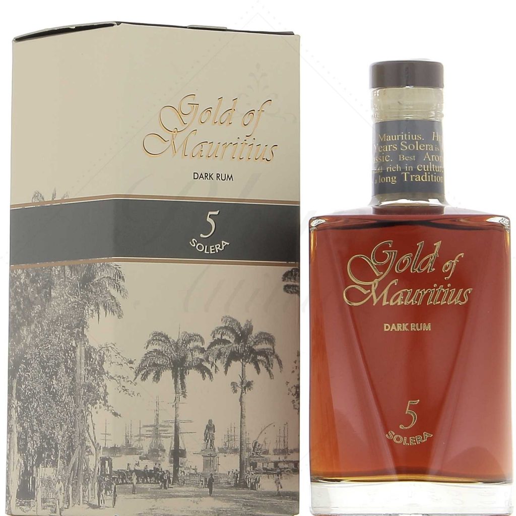 Gold of Mauritius solera 5 years 40° - Rhum Attitude