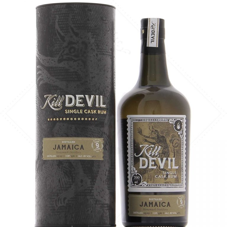 Kill Devil Jamaïca Monymusk 2007 9 ans 46° - Rhum Attitude