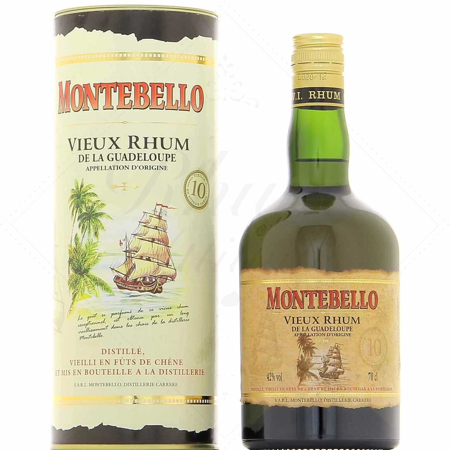 Montebello rhum vieux 10 ans 2002 42° - Rhum Attitude