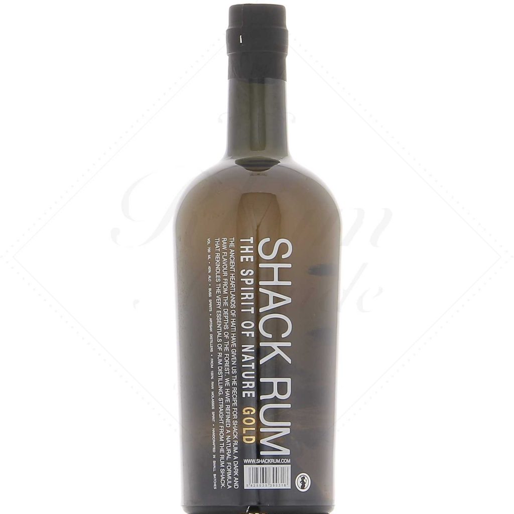 Shack Rum Gold The Spirit of Nature 40° - Rhum Attitude