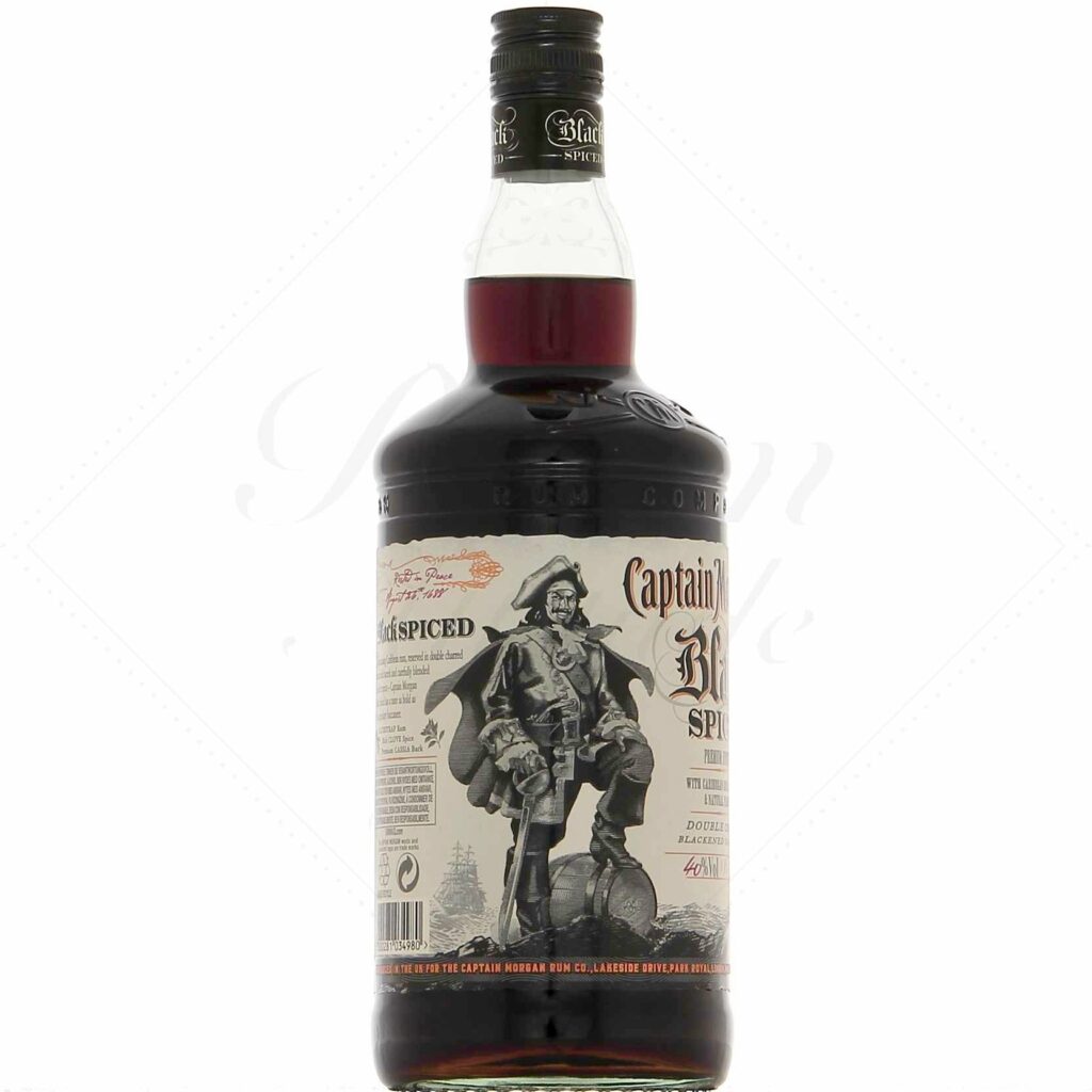 Captain Morgan Black Spiced Rum 40° - 1 litre ! - Rhum Attitude