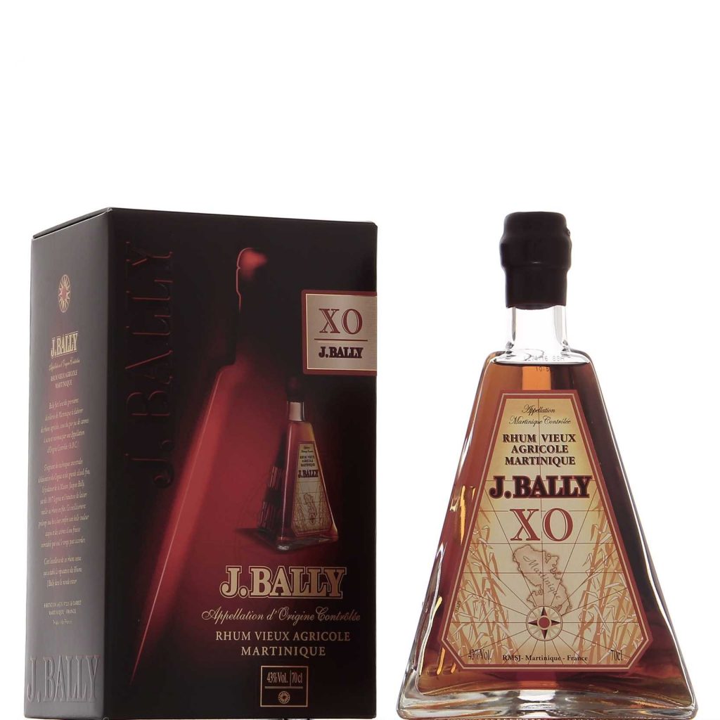 Bally XO bouteille pyramide 43° - Rhum Attitude
