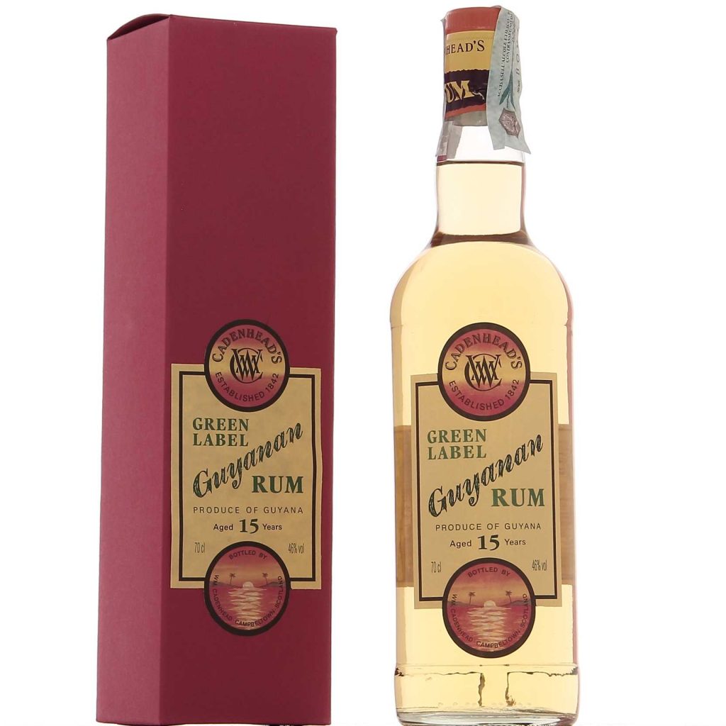 Cadenhead’s Guyanan Green Label Rum 15 ans 46° - Rhum Attitude