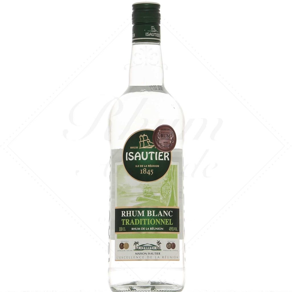 Isautier Blanc Traditionnel 49° 1 litre ! - Rhum Attitude