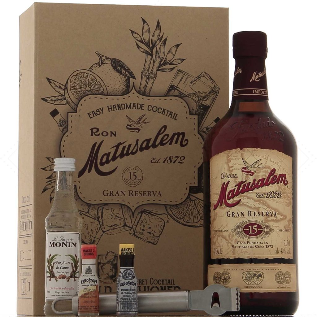 Matusalem Gran Reserva 15 Coffret Old Fashioned 40° - Rhum Attitude