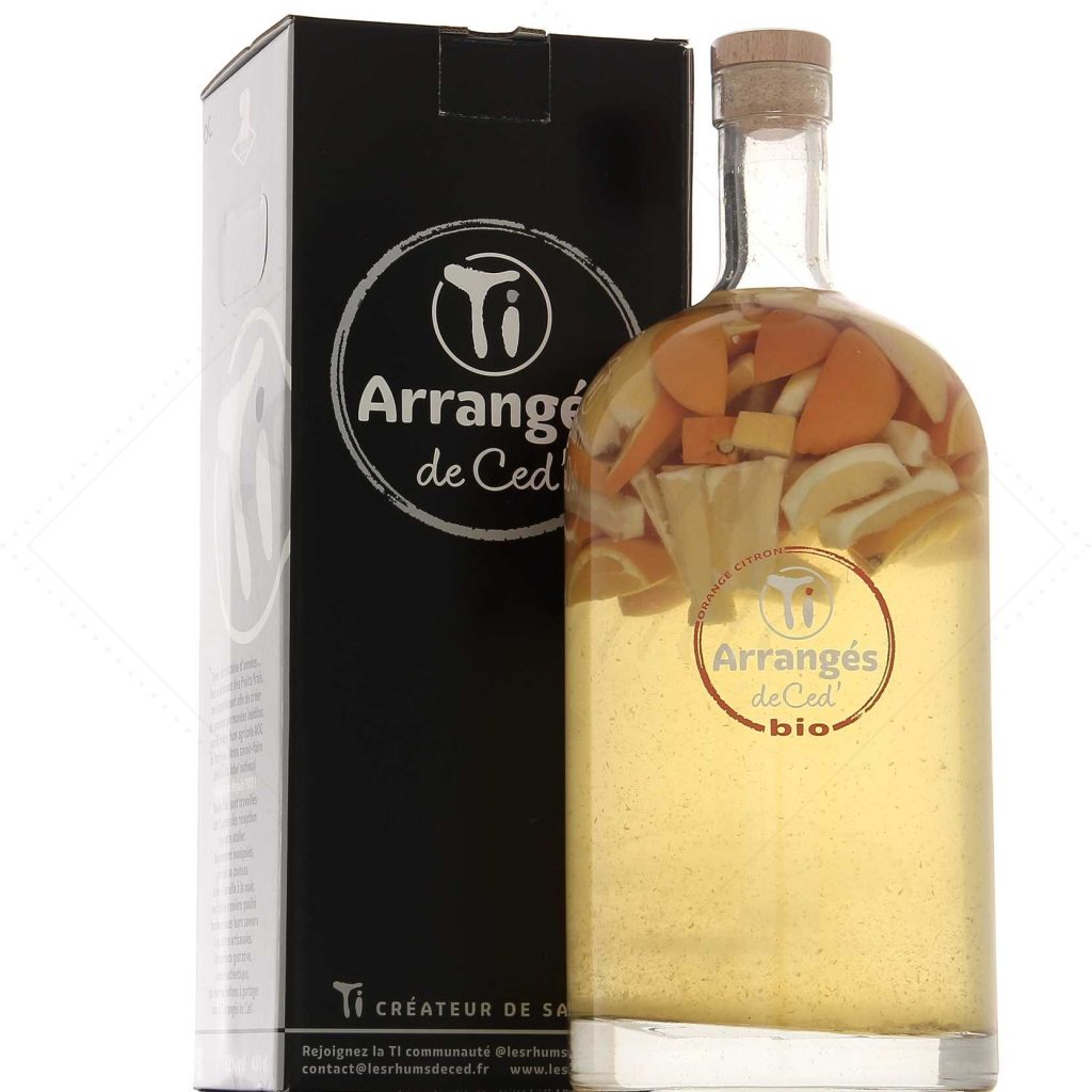 Les Rhums de Ced Ti Arrangés Orange Citron 100% bio 21° - 4,5 litres ...
