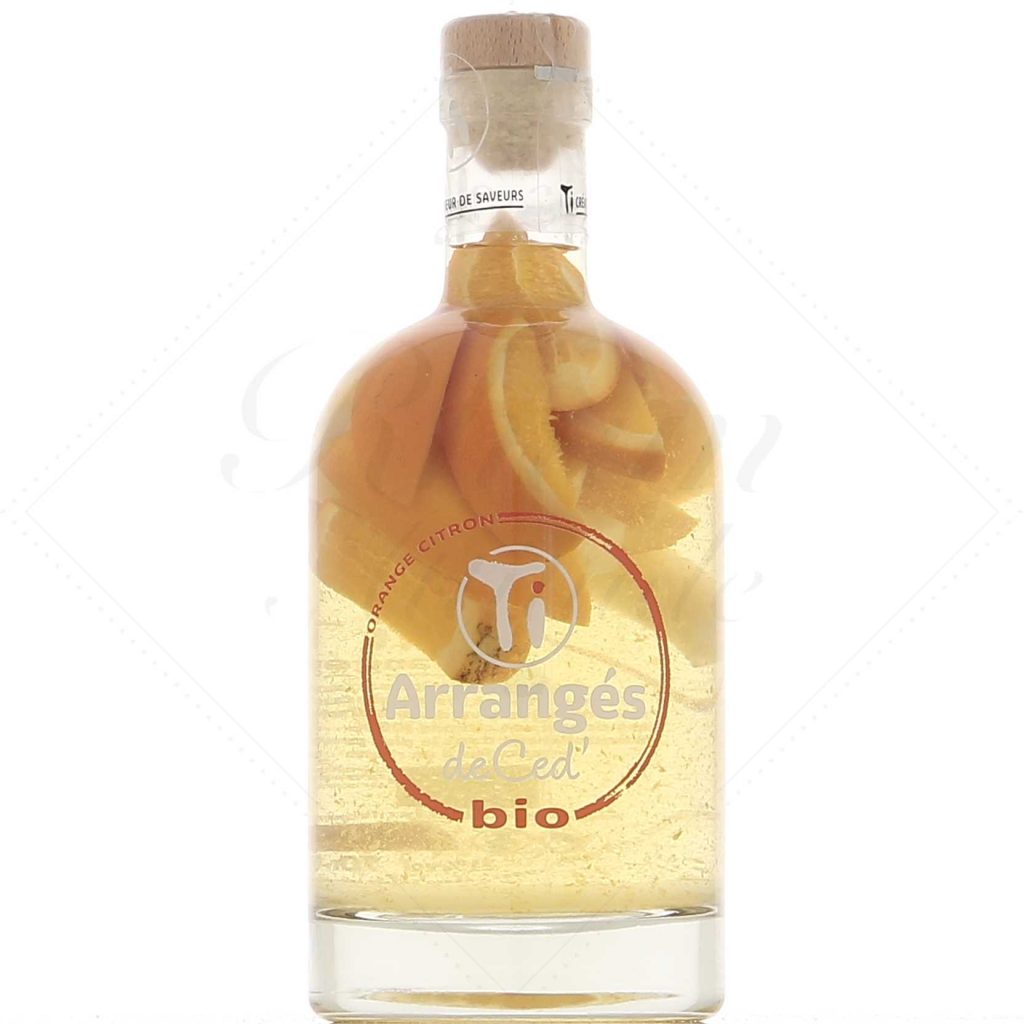 Les Rhums de Ced Ti Arrangés Orange Citron 100% bio - 70 cl 21° - Rhum ...