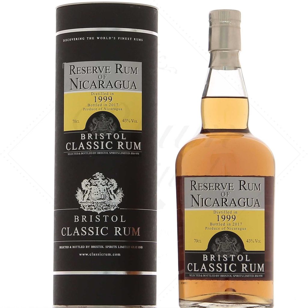 Bristol Reserve Rum of Nicaragua 18 ans 1999-2017 43° - Rhum Attitude