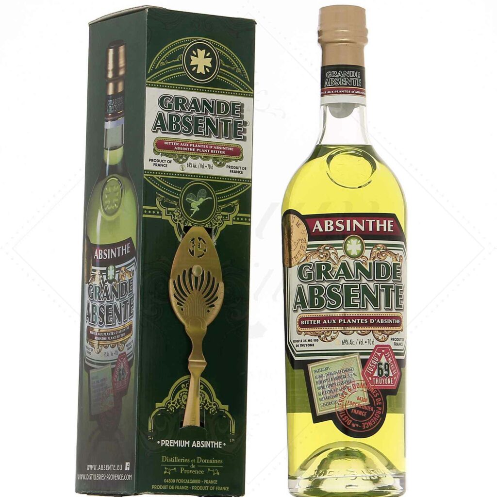 Grande Absente coffret avec 1 cuillère 69° - Rhum Attitude