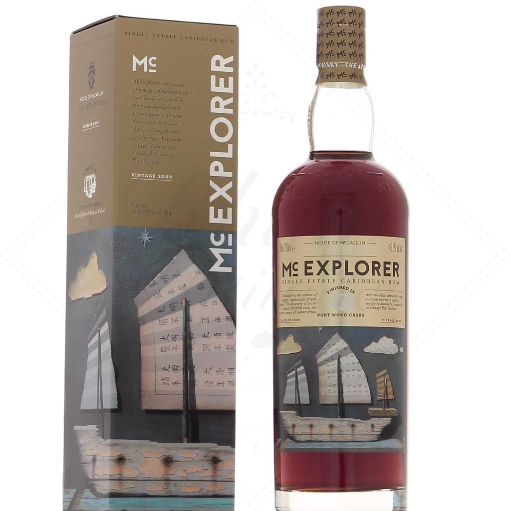 House of Mccallum MC Explorer Porto Finish 43.5° - Rum Attitude