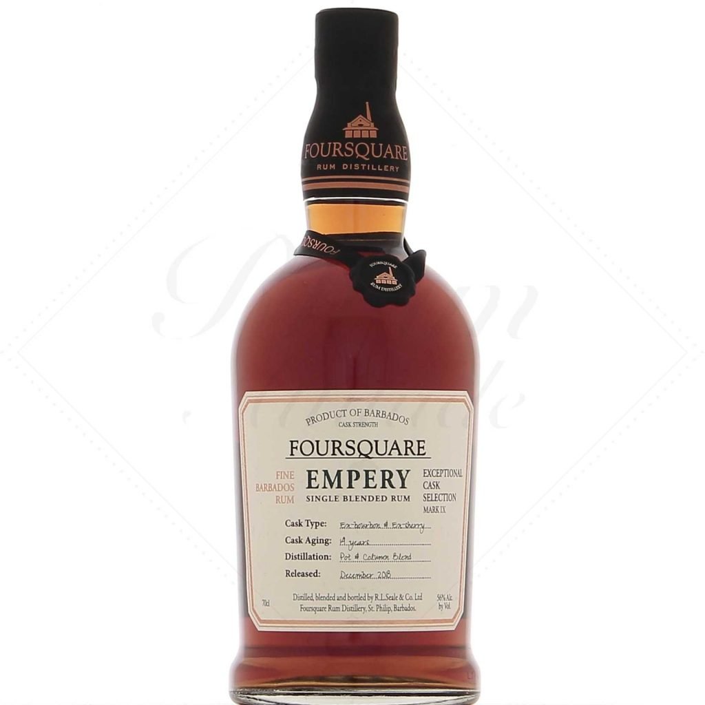 Foursquare Empery Brut de Fût 56° - Rhum Attitude