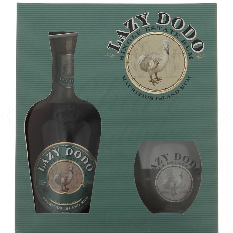 Lazy Dodo en coffret 1 verre 40° - Rhum Attitude