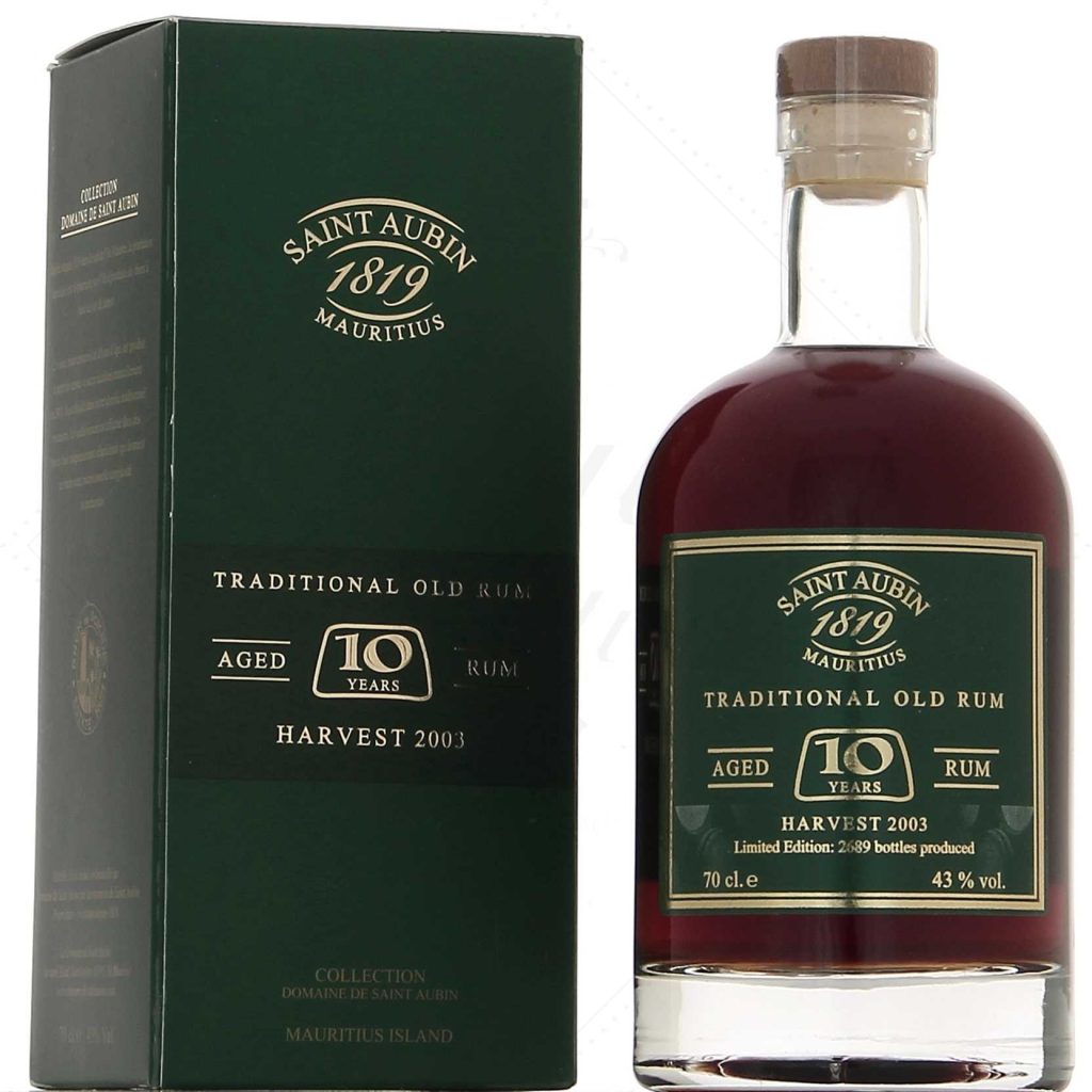 Saint Aubin 10 ans 43° - Rhum Attitude