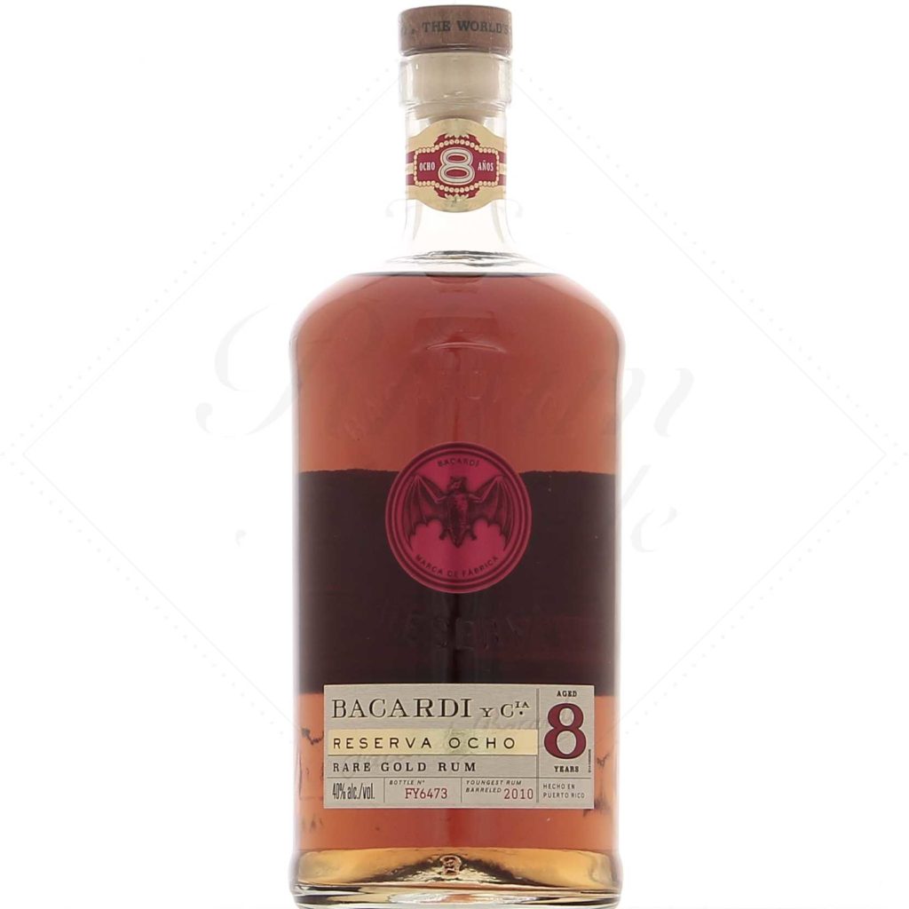 Bacardi Ocho 8 years 40° 1 liter! - Rum Attitude