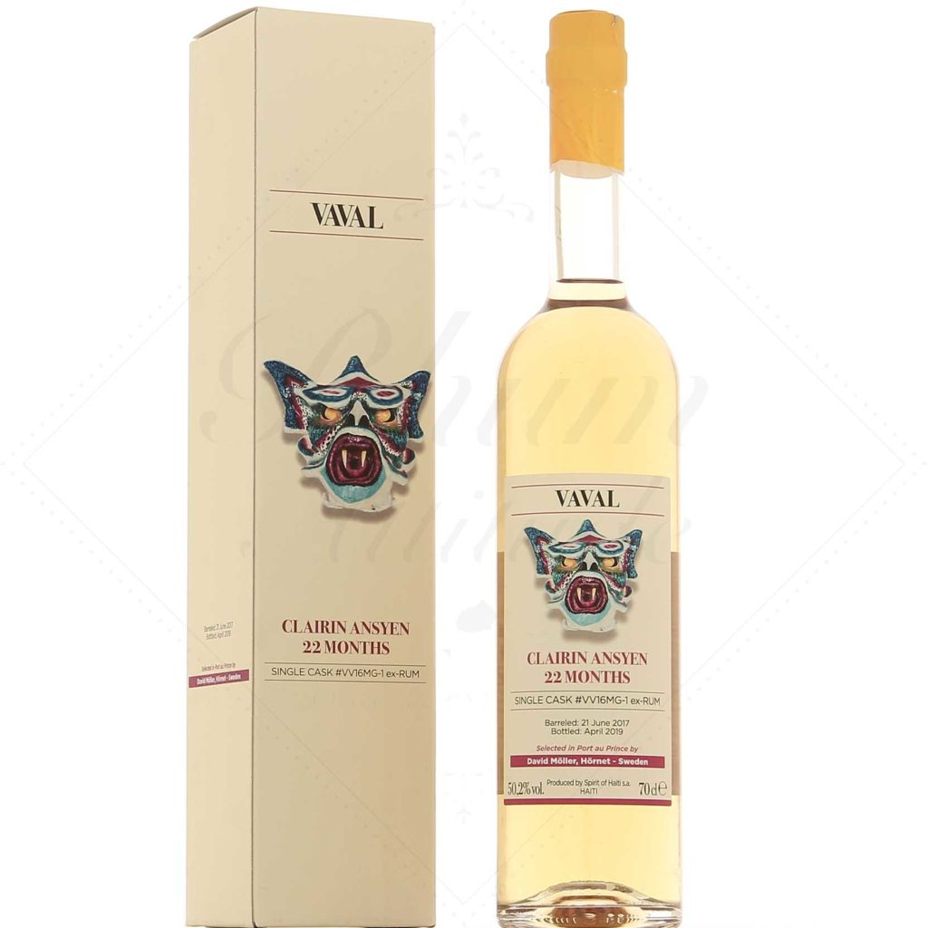 Clairin 22 Mois Ansyen Vaval fût VV16MG-1 50,2° - Rhum Attitude