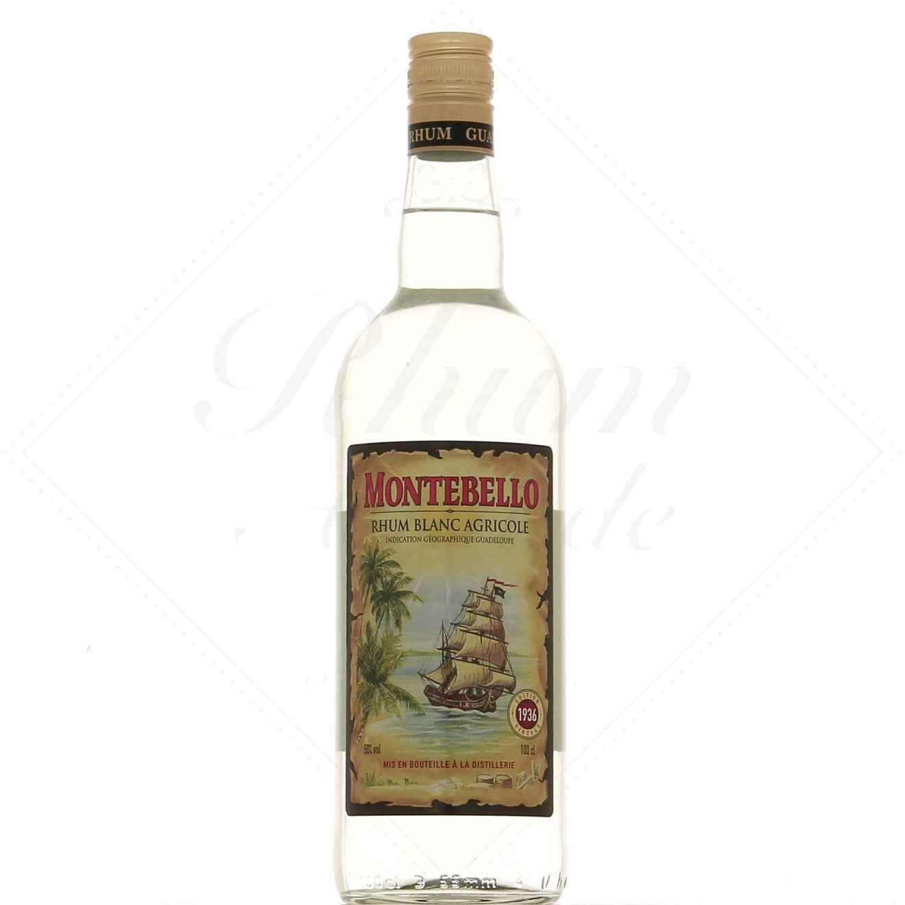 Montebello rhum blanc 50° - 1 litre ! - Vintage Edition - Rhum Attitude