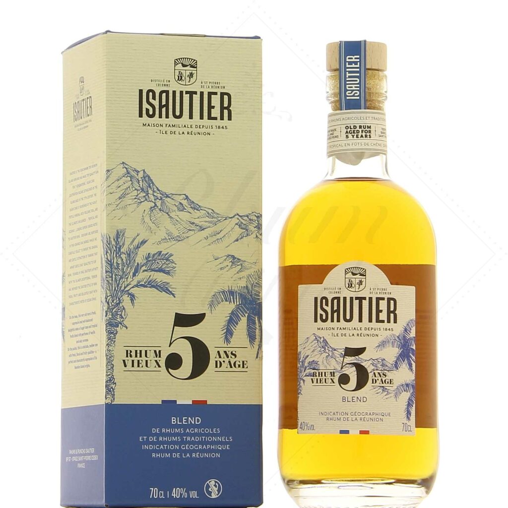 Isautier Rhum Vieux 5 ans 40° - Rhum Attitude