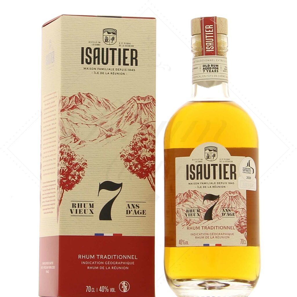 Isautier Rhum Vieux 7 ans 40° - Rhum Attitude