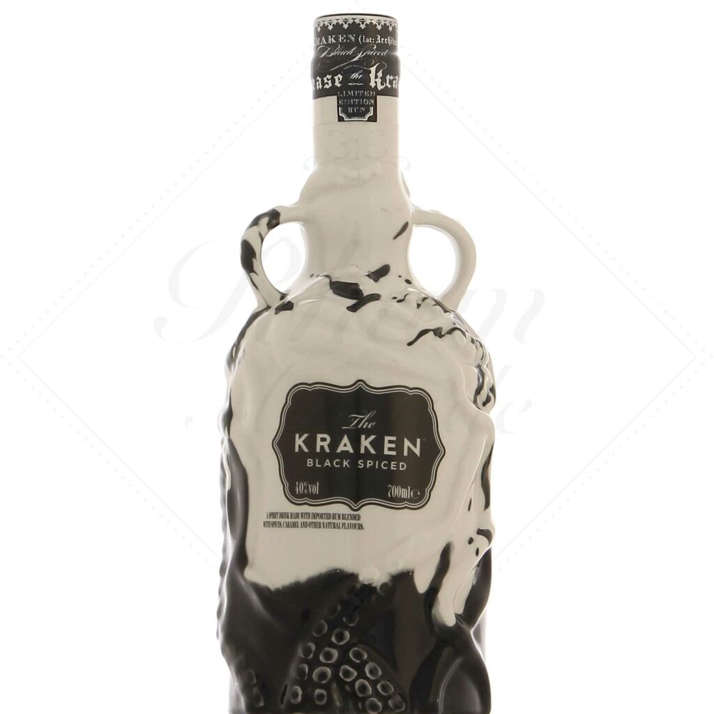 Kraken Black White Ceramic 40° - Rhum Attitude