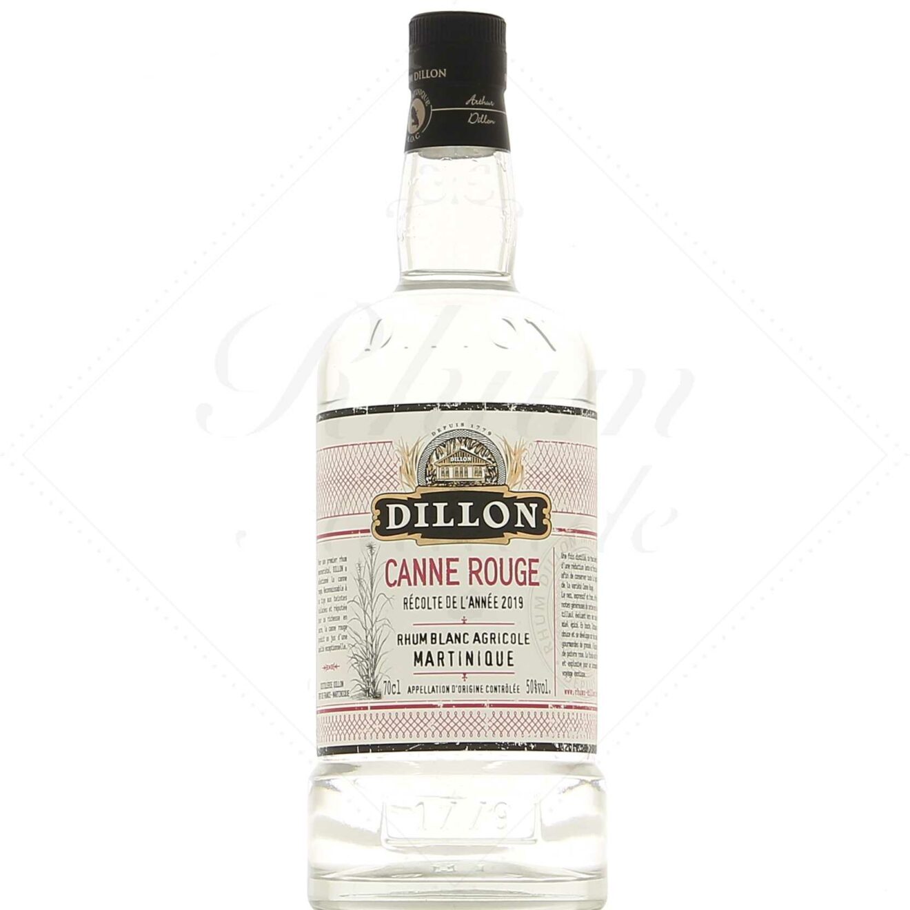 Dillon White Rum Canne Rouge 2019 50° - Rhum Attitude