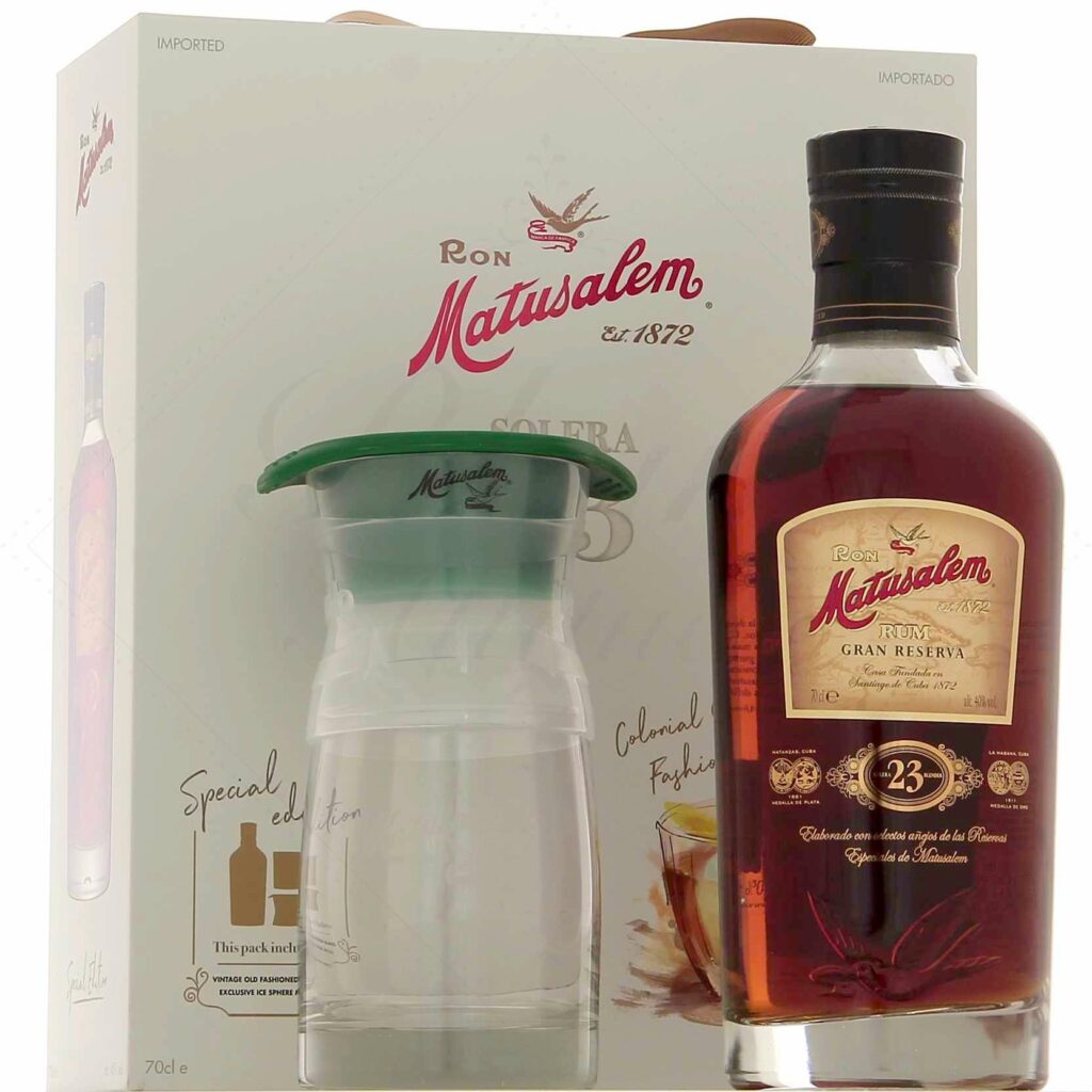 Matusalem Gran Reserva 23 Coffret Old Fashioned 40° - Rhum Attitude