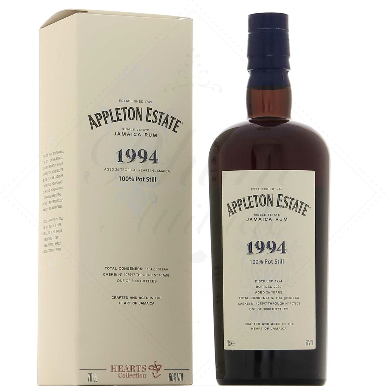 Appleton 1994 Hearts Collection 60° - Rhum Attitude