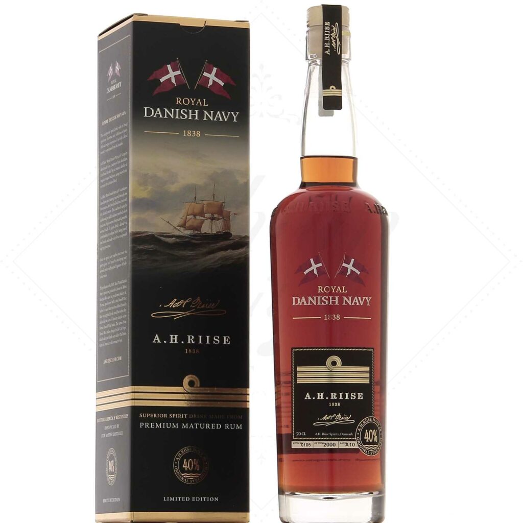 A.H. Riise Royal Danish Navy Rum 40° - Rhum Attitude