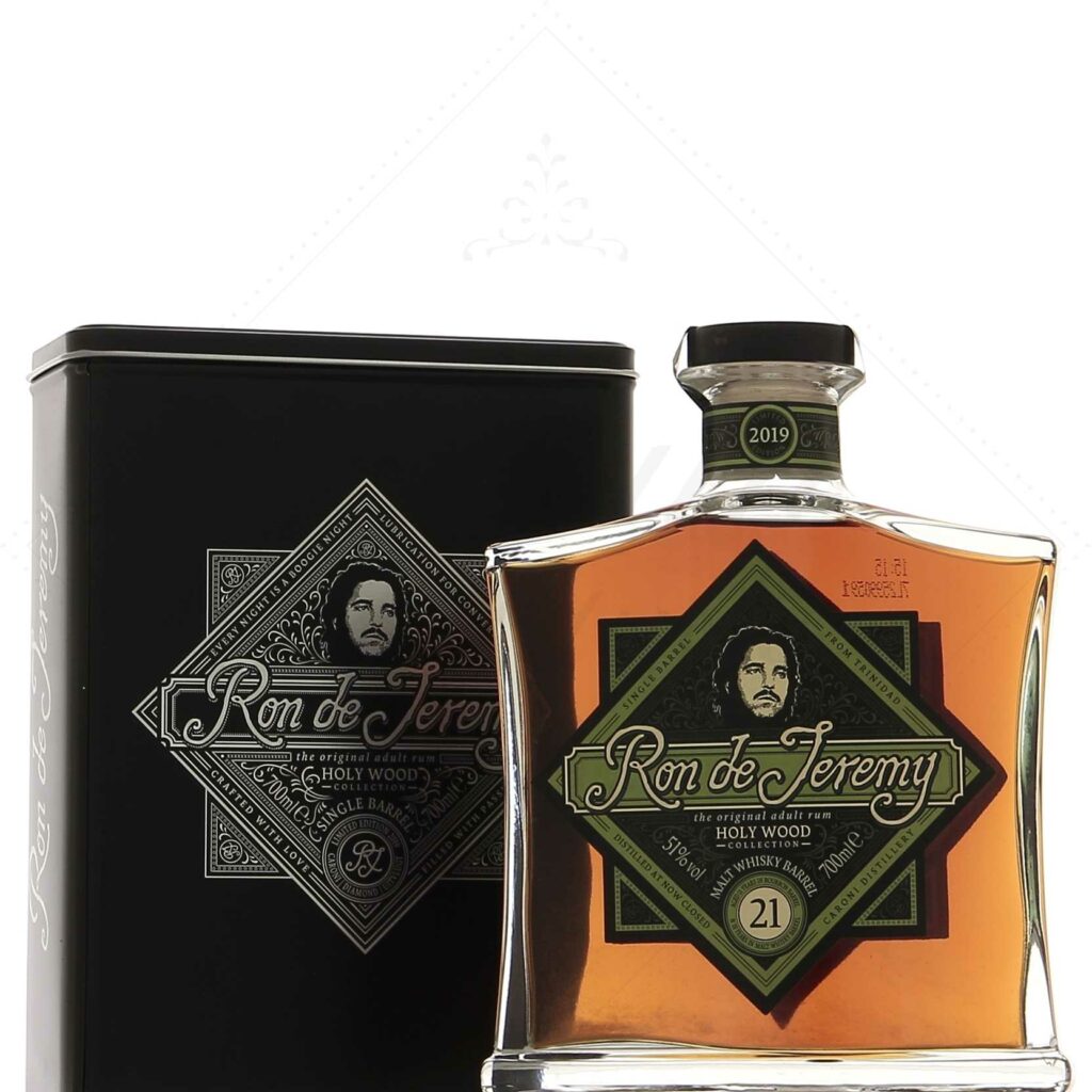 Ron de Jeremy Holy Wood Whisky Cask 21 ans 51° - Rhum Attitude