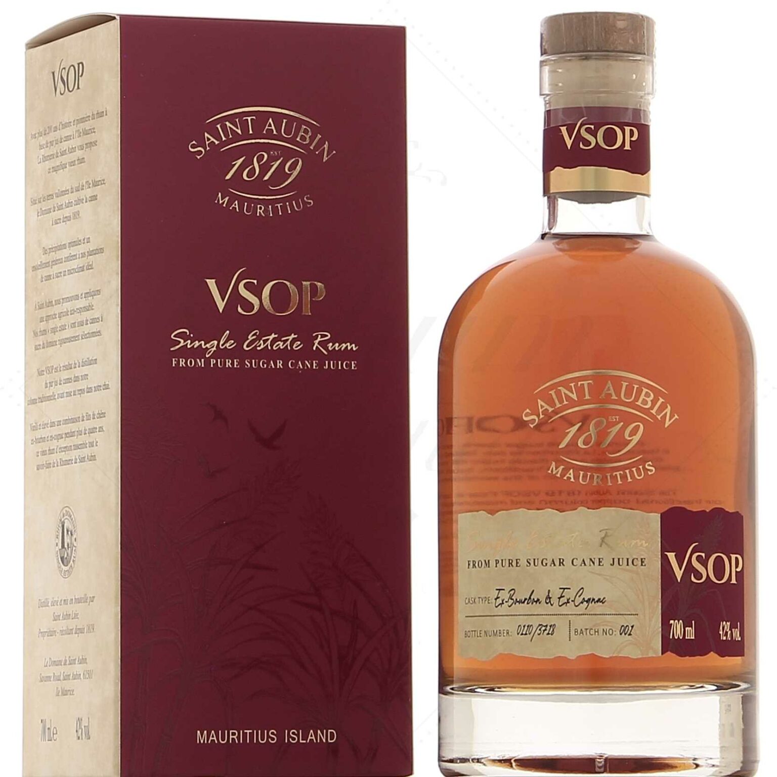Saint Aubin Vsop 42 Rhum Attitude
