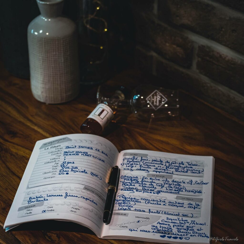 Mon carnet de notes de dégustation - Rhum Attitude