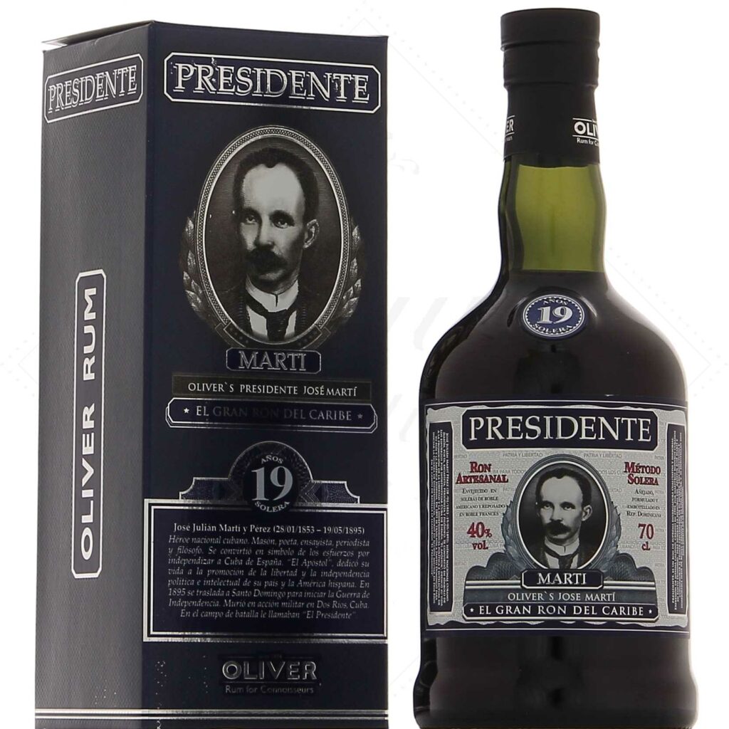 Presidente Marti 19 ans Solera 40° - Rhum Attitude