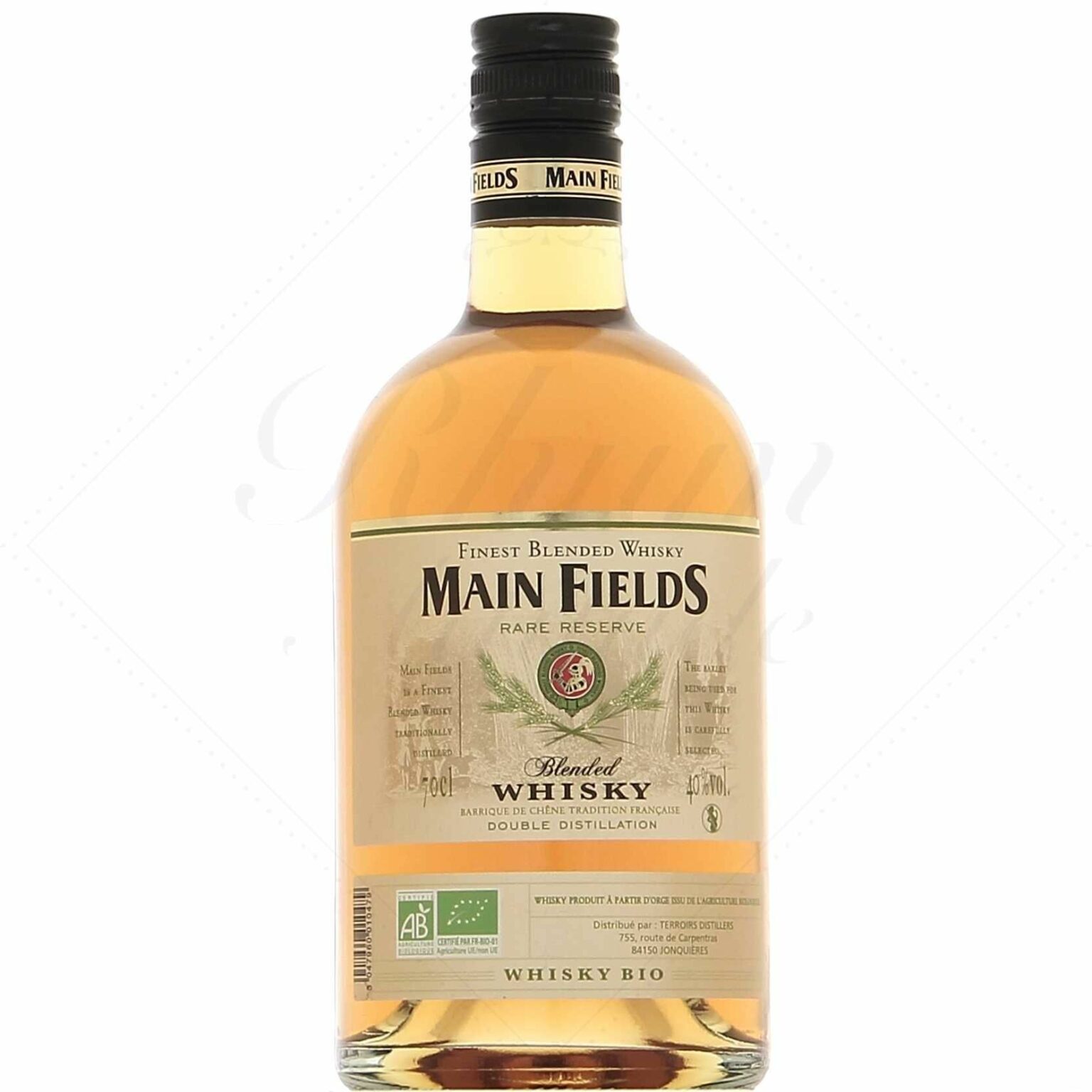 Whisky Bio Main Fields 40° - Rhum Attitude