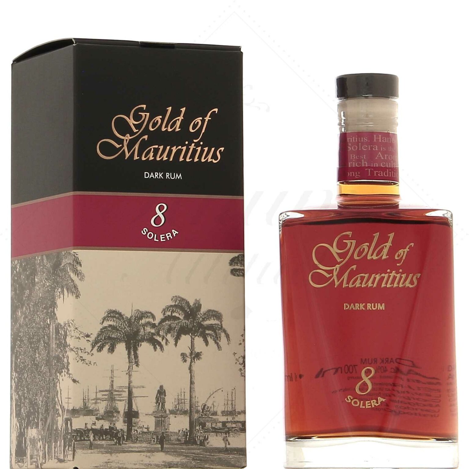 Gold Of Mauritius Gold Rhum Solera 8 ans 40° - Rhum Attitude