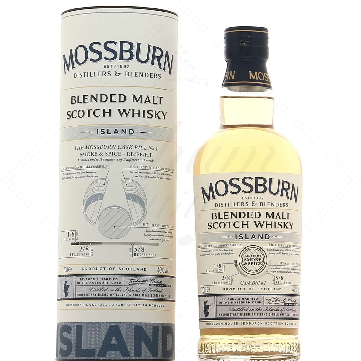 Mossburn Whisky Island Blended Malt 46° - Rhum Attitude