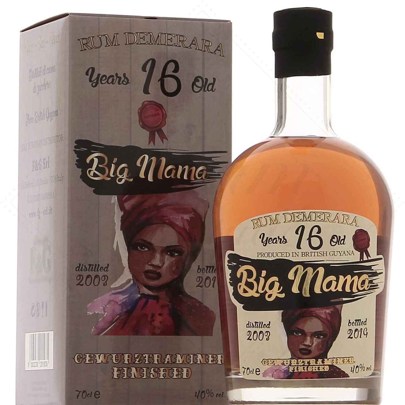 Big Mama 16 ans Gewurztraminer 40° - Rhum Attitude