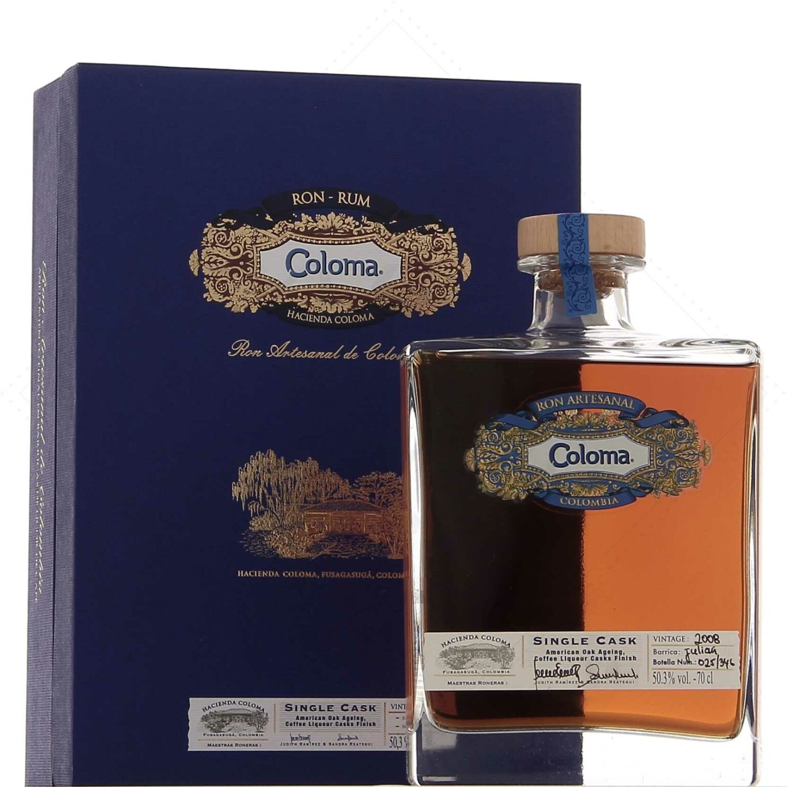 Coloma Single Cask 2008 50,3° - Rhum Attitude