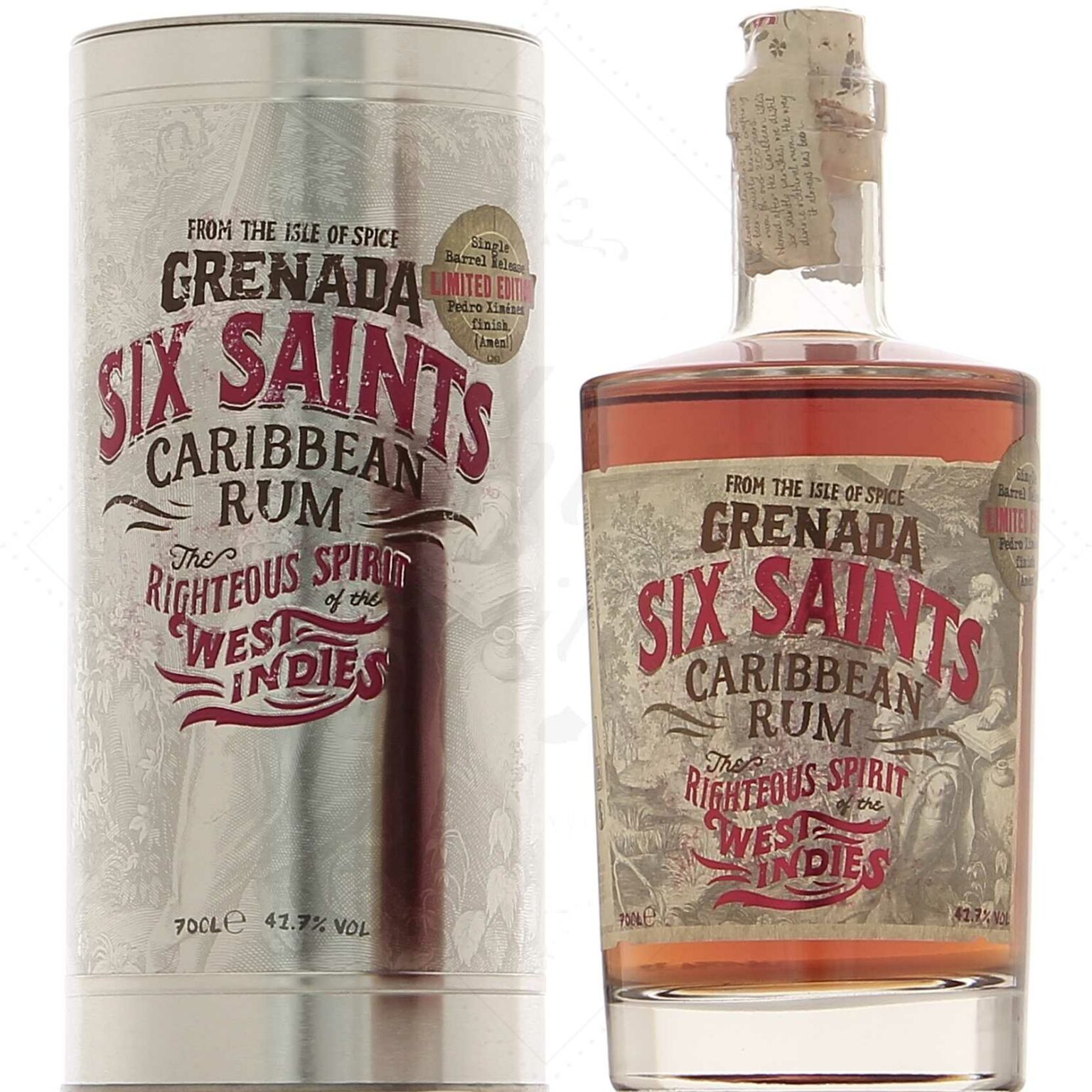 Six Saints Grenada Rum PX Finish 41,7° - Rhum Attitude