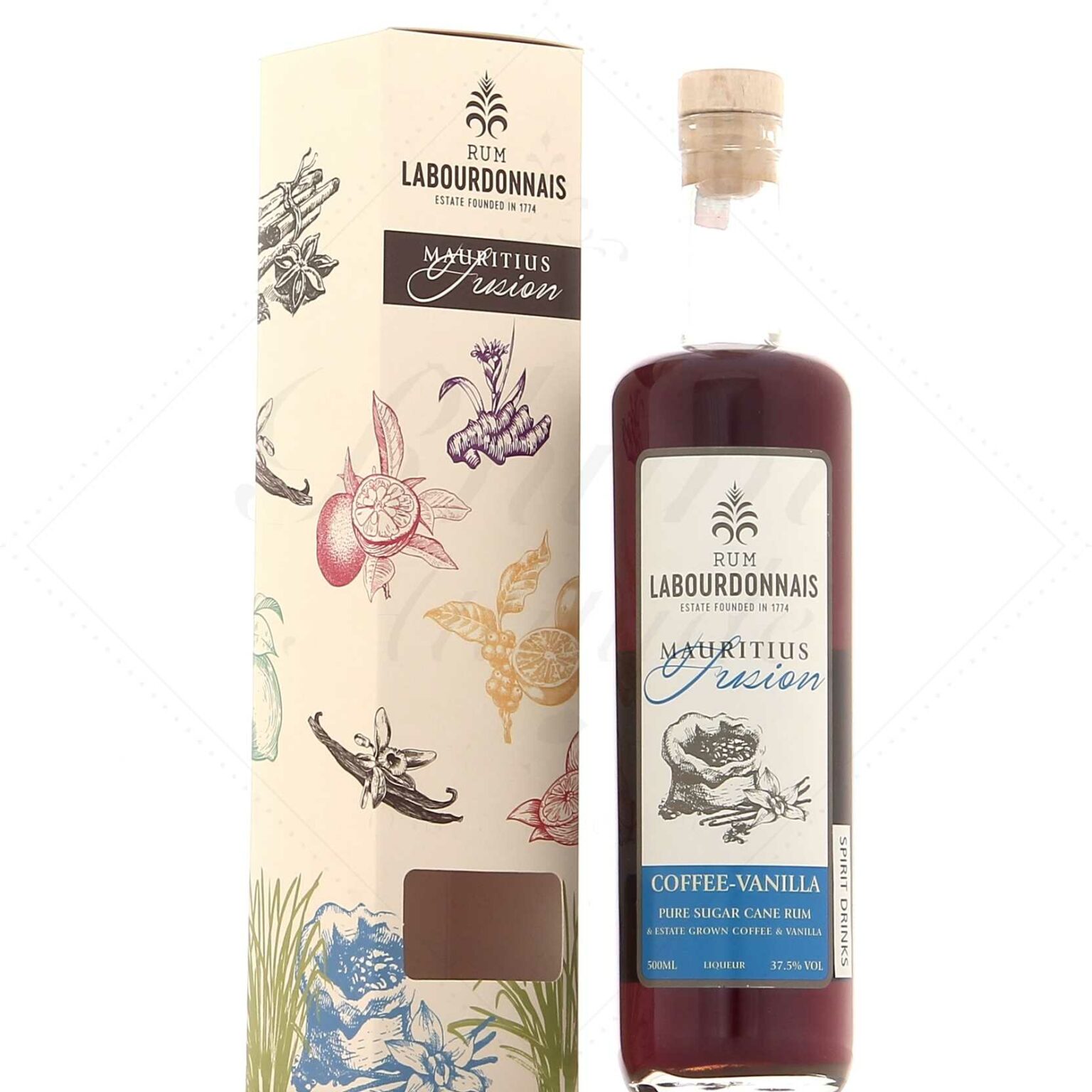 Labourdonnais Coffee Vanilla Rum 37,5° - Rhum Attitude
