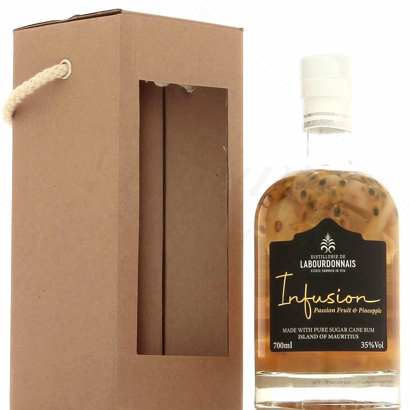 Labourdonnais Infusion Passion-Ananas 35° - Rhum Attitude