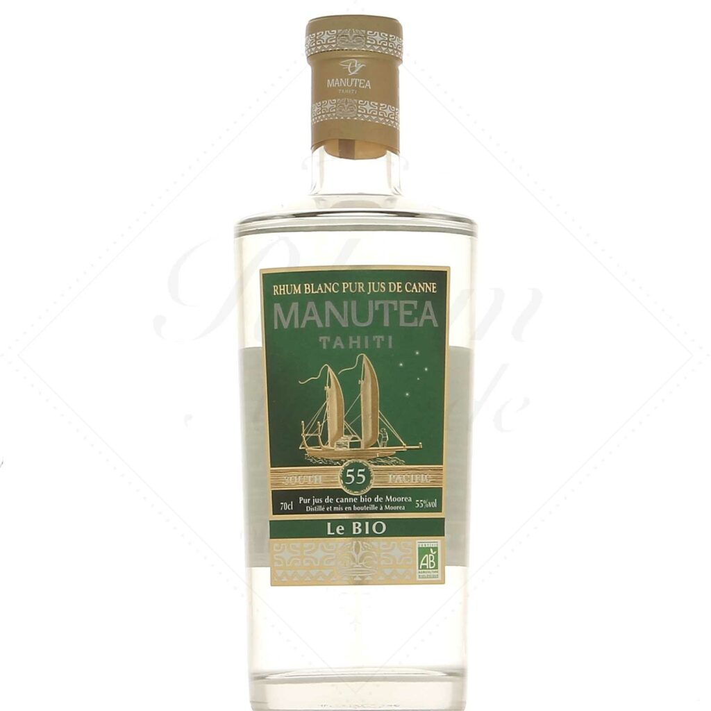 Manutea Blanc Bio 55° - Rhum Attitude