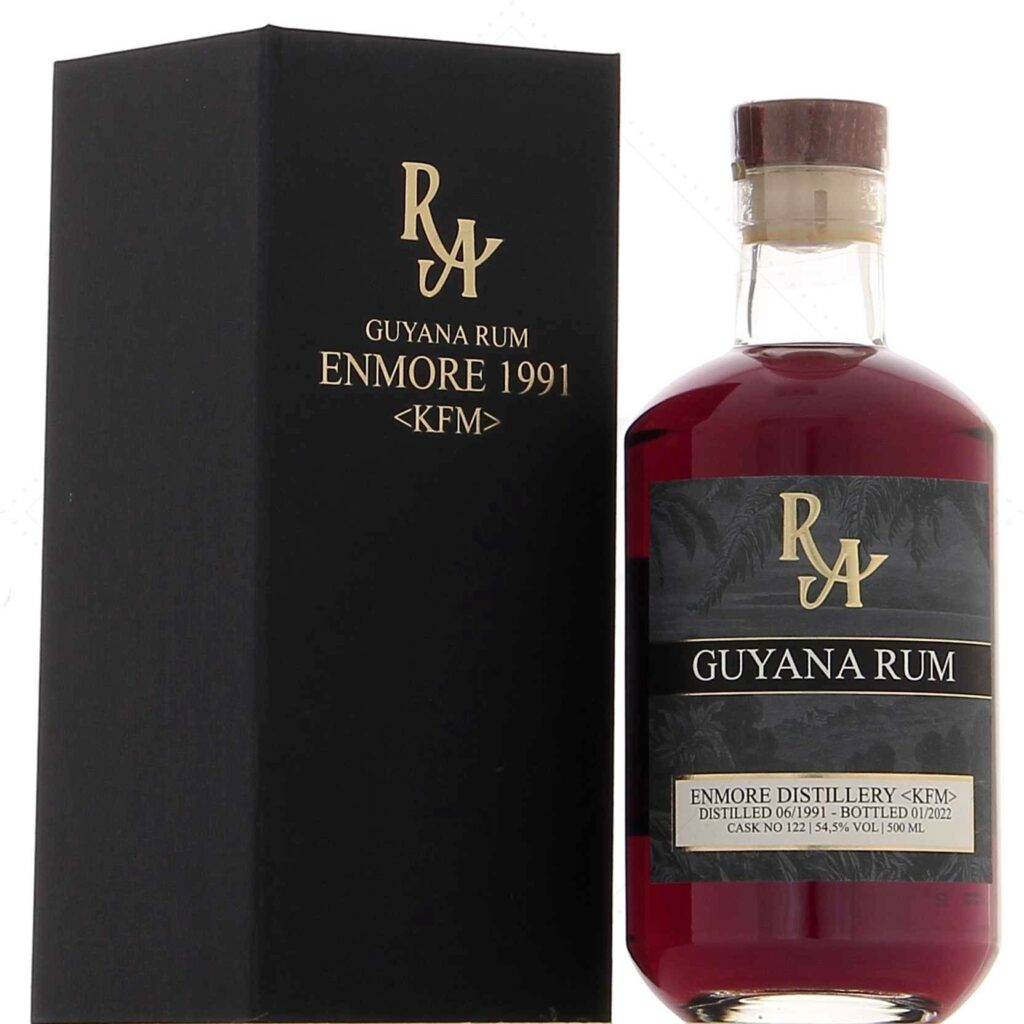 Rum Artesanal Guyana Enmore 1991 KFM 54,5° - Rhum Attitude