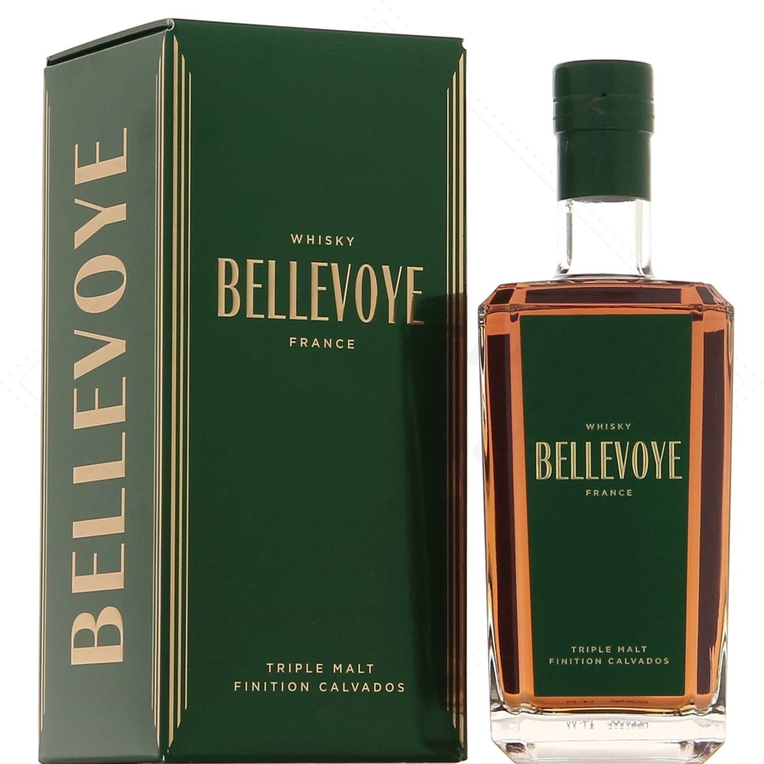 Bellevoye Vert Whisky de France Triple Malt Finition Calvados 43° - Rhum Attitude