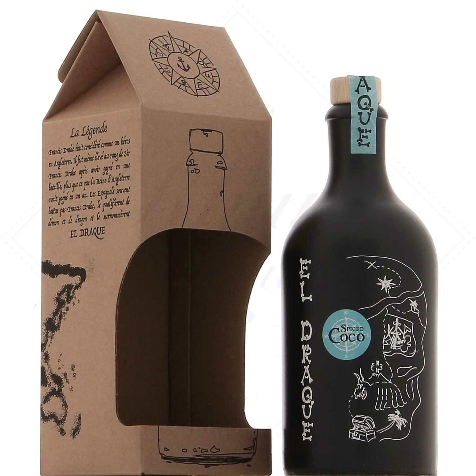 El Draque Spiced Coco 37,5° - Rhum Attitude