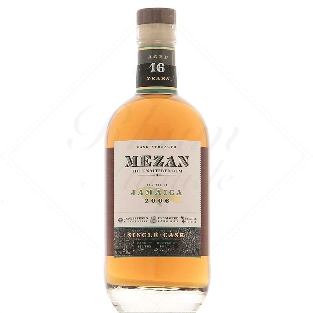 Mezan Rum Jamaica Cask Strength 2006 55,3° - Rhum Attitude